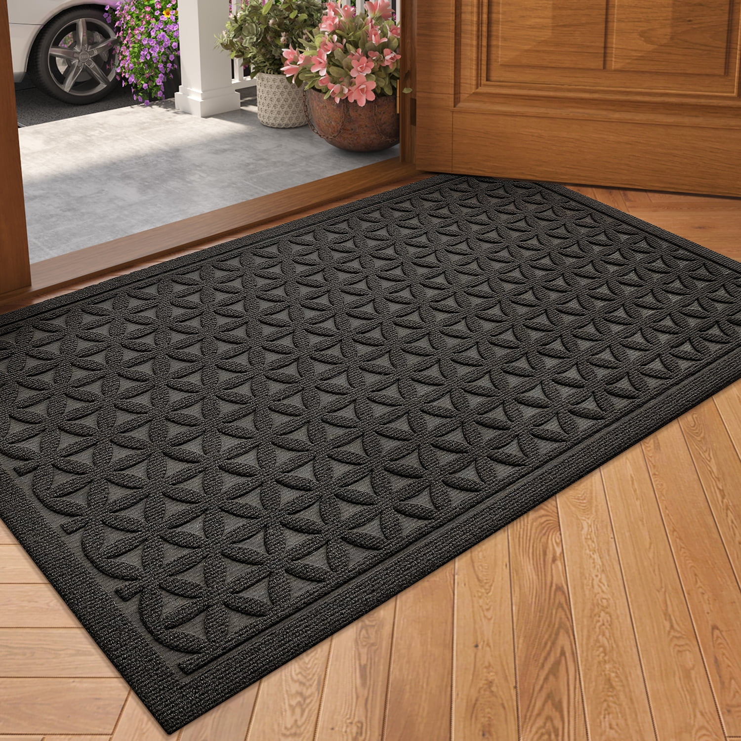 PABUBE Doormat for Inside, Durable Dirt Trapper Welcome Mat for Inside ...