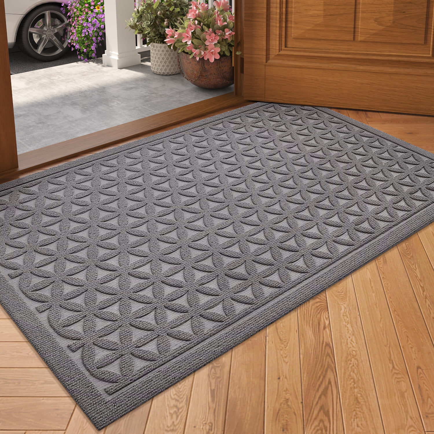 PABUBE Doormat for Inside, Durable Dirt Trapper Welcome Mat for Inside ...