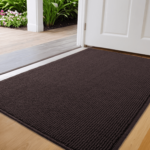 PABUBE Indoor and Outdoor Doormats, 17"x29" Front Door Rugs, Dirt ...