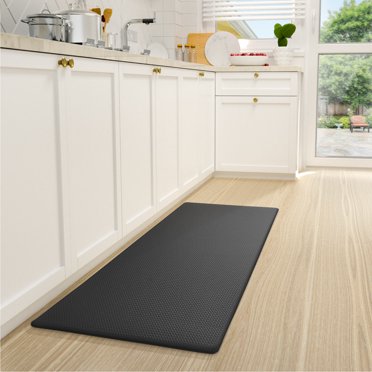 Mainstays Décor Frame Woven Kitchen Mat, Gray, 20" x 32" - Walmart.com