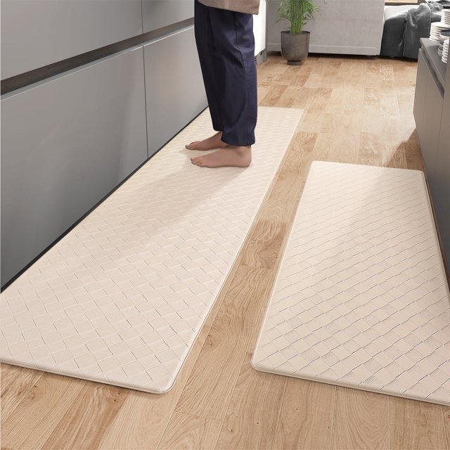 PABUBE Kitchen Rug Set, Non Slip Kitchen Mat Set of 2 Piece, Cushioned ...