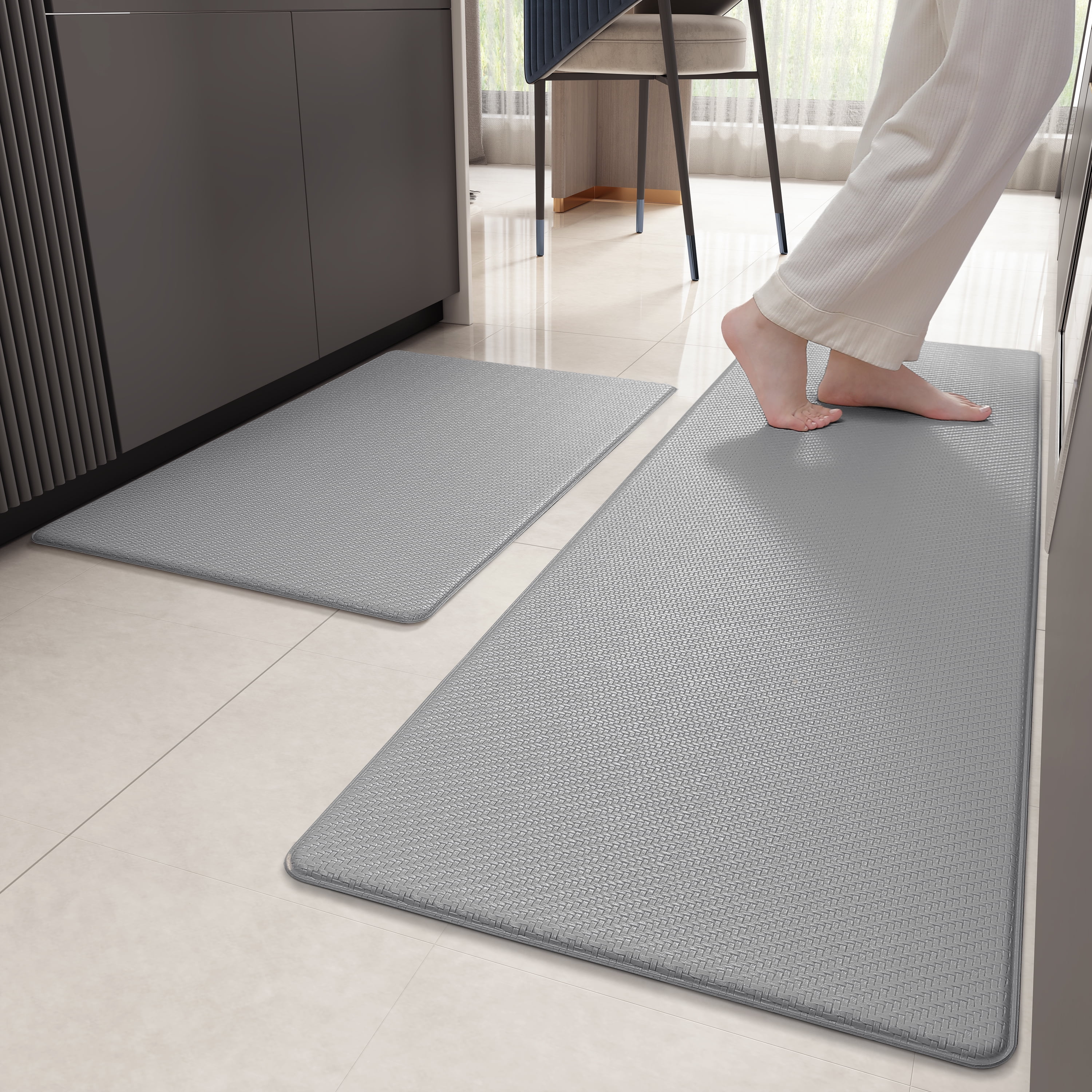 PABUBE Kitchen Rug and Mat Kitchen Mat Anti Fatigue, Non Slips Kitchen ...