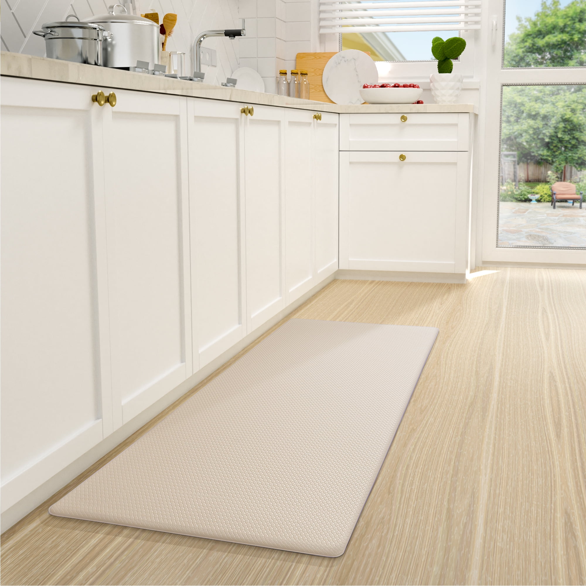 PABUBE Kitchen Rug and Mat Kitchen Mat Anti Fatigue, Non Slips Kitchen ...
