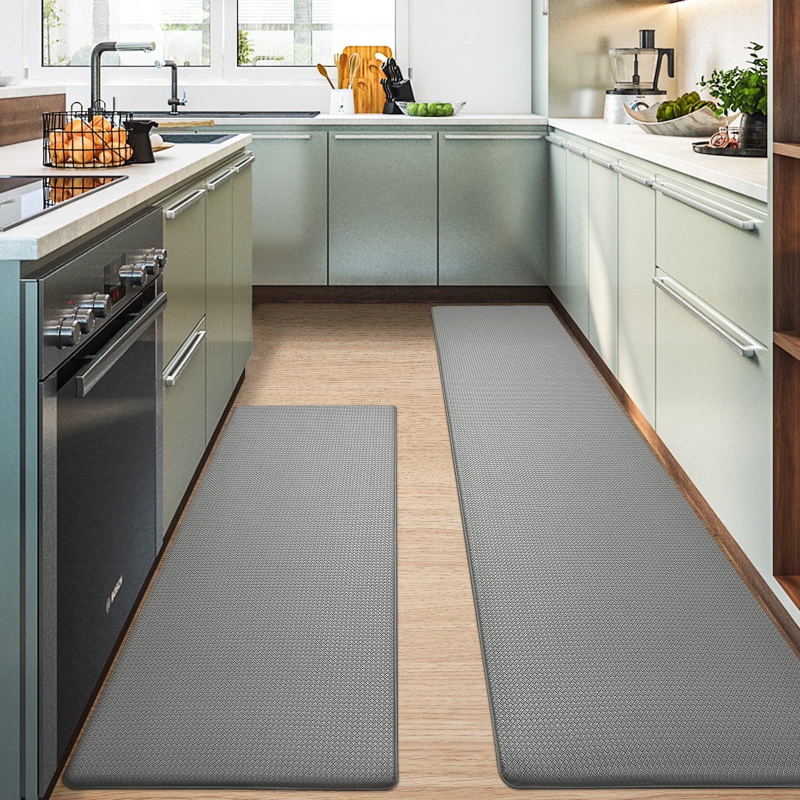 PABUBE Kitchen Rug and Mat Kitchen Mat Anti Fatigue, Non Slips Kitchen ...