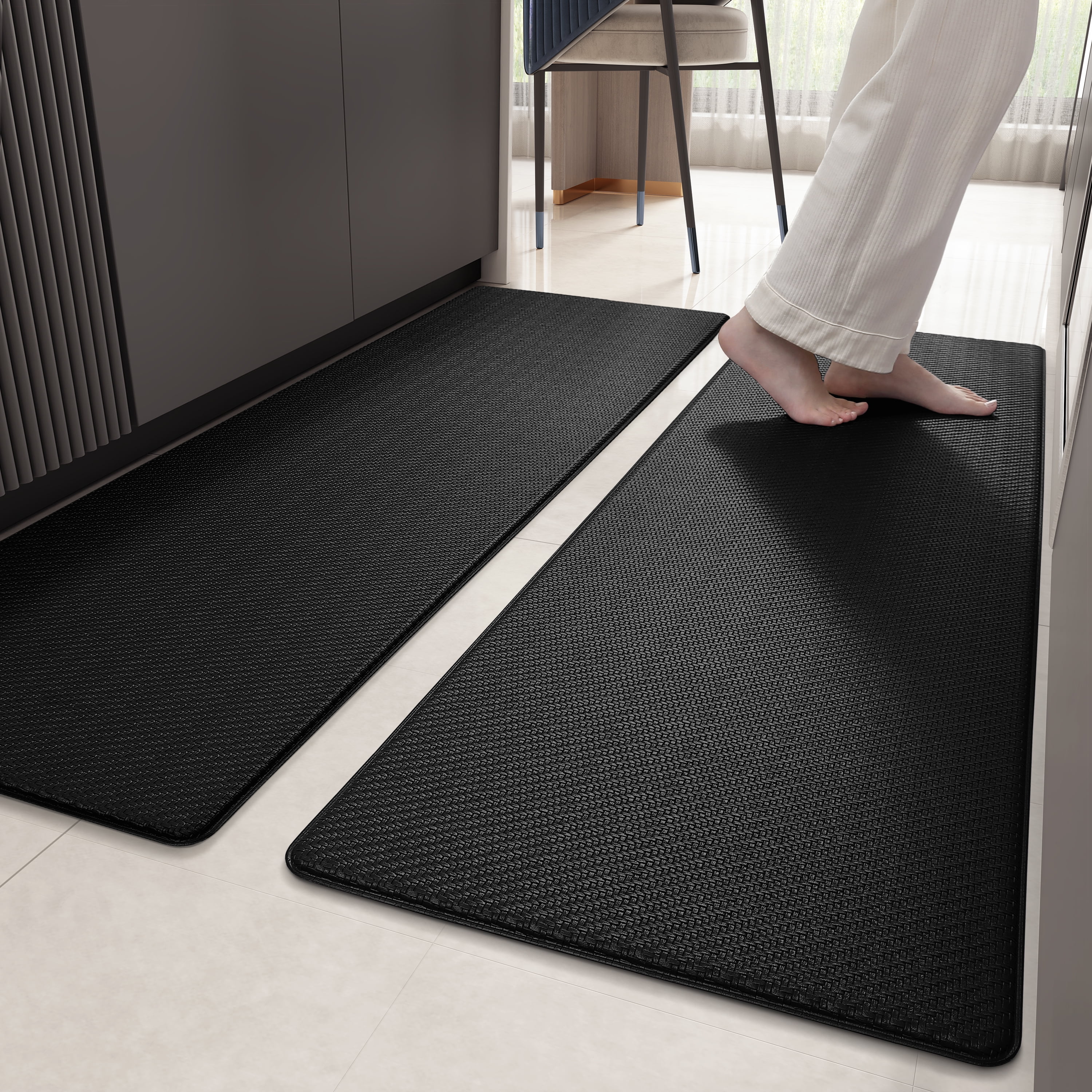 PABUBE Kitchen Rug and Mat Kitchen Mat Anti Fatigue, Non Slips Kitchen ...