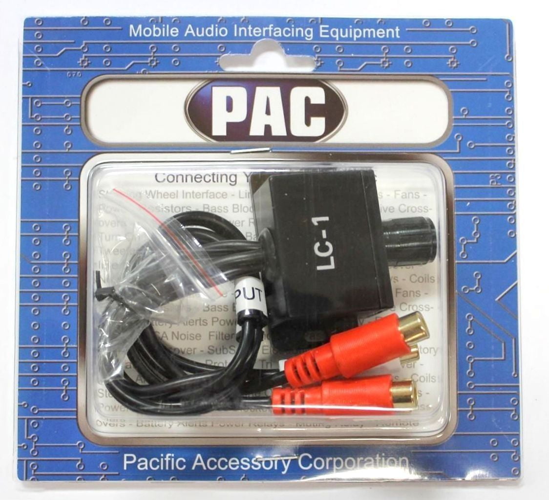 PAC LC-1 Remote Bass Amplifier Level Controller Knob Stereo RCA Input ...