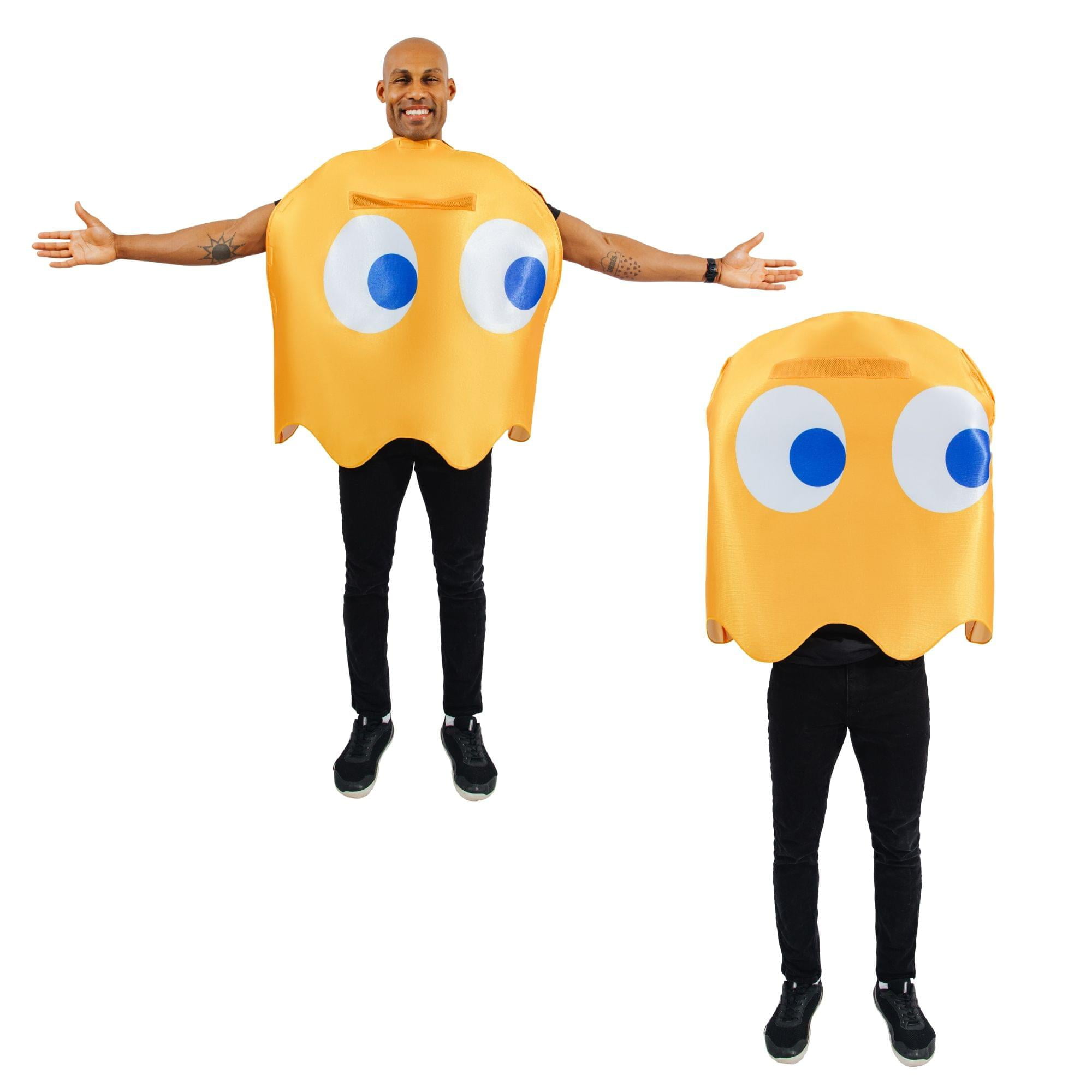 PAC-MAN CLYDE Ghost Adult Costume | One Size Fits Most - Walmart.com