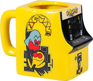 PAC MAN Game Shaped Mug, Ceramic 12 fl oz Official Merchandise Gift by ...