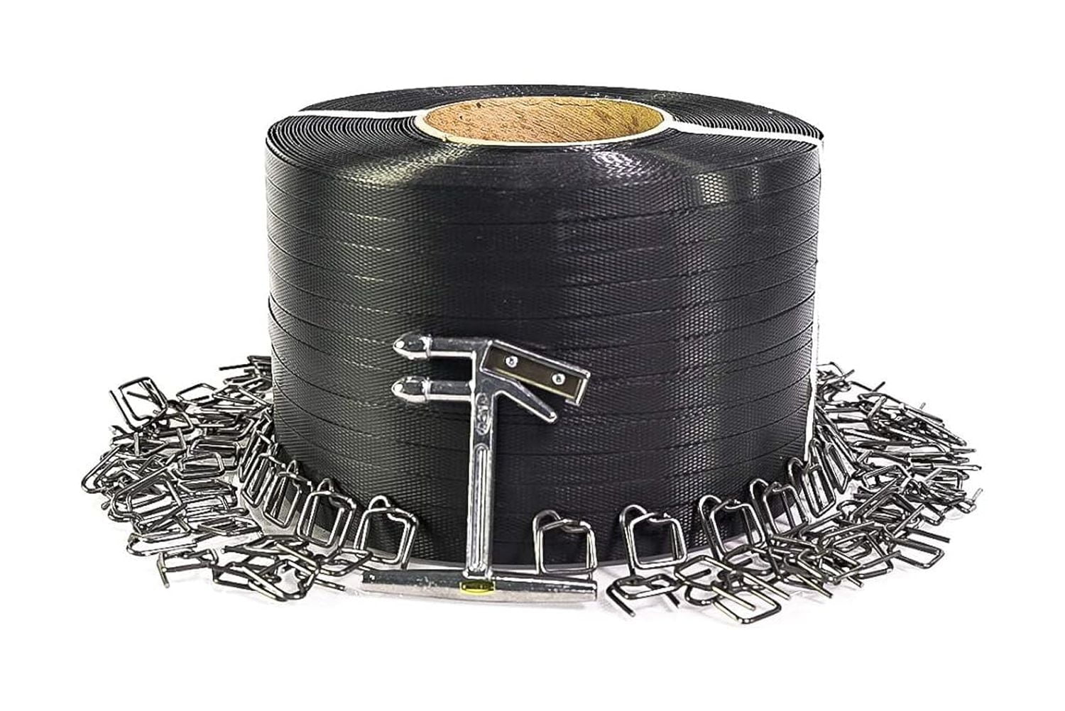 PAC Strapping SP-W Strap Pac Plastic Strapping Kit with Wire Buckles, 1/2" Wide Polypropylene ...