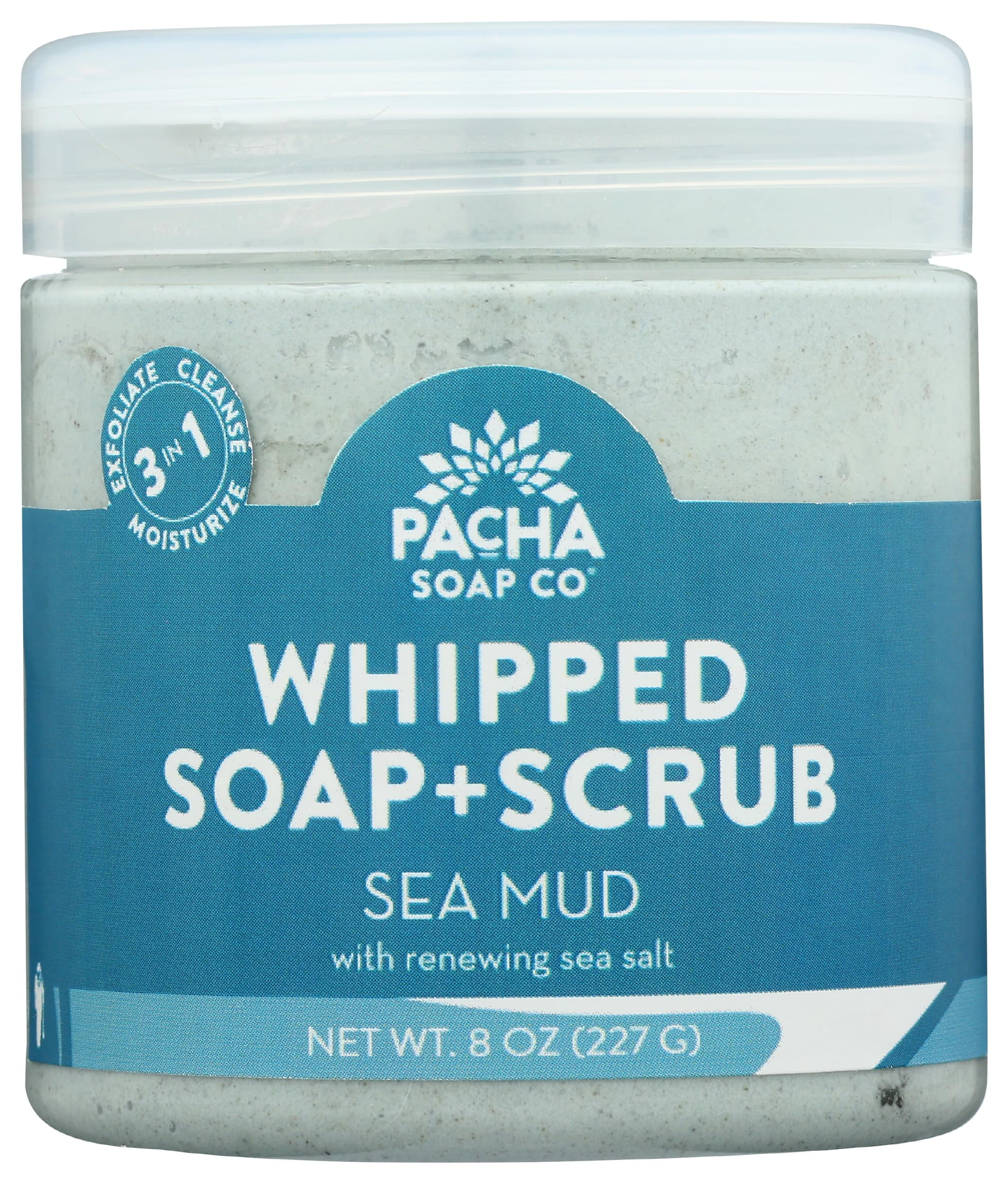 PACHA SOAP Sea Mud Whipped Soap Scrub, 8 OZ - Walmart.com