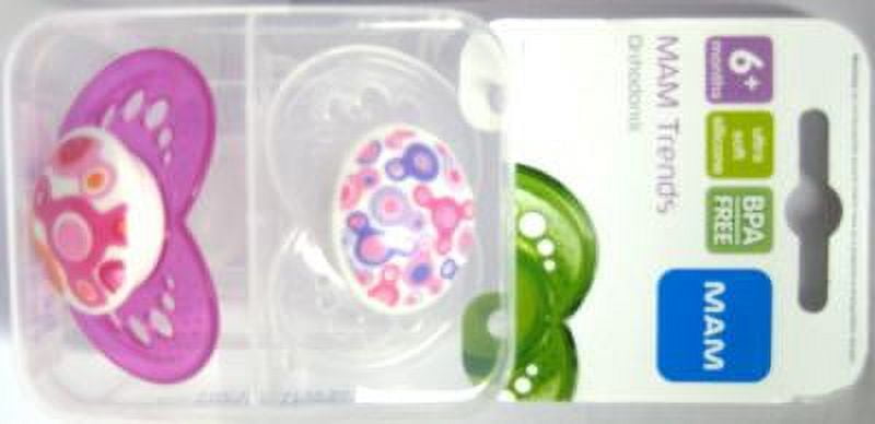 PACIFIER MAM 6MTH+ TRENDS SILI - Walmart.com
