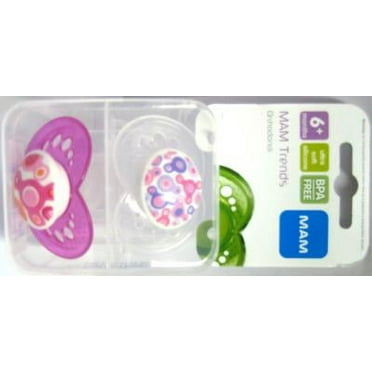 MAM Start Newborn Pacifier, 0-2 Months, Girl, 2 pack - Walmart.com