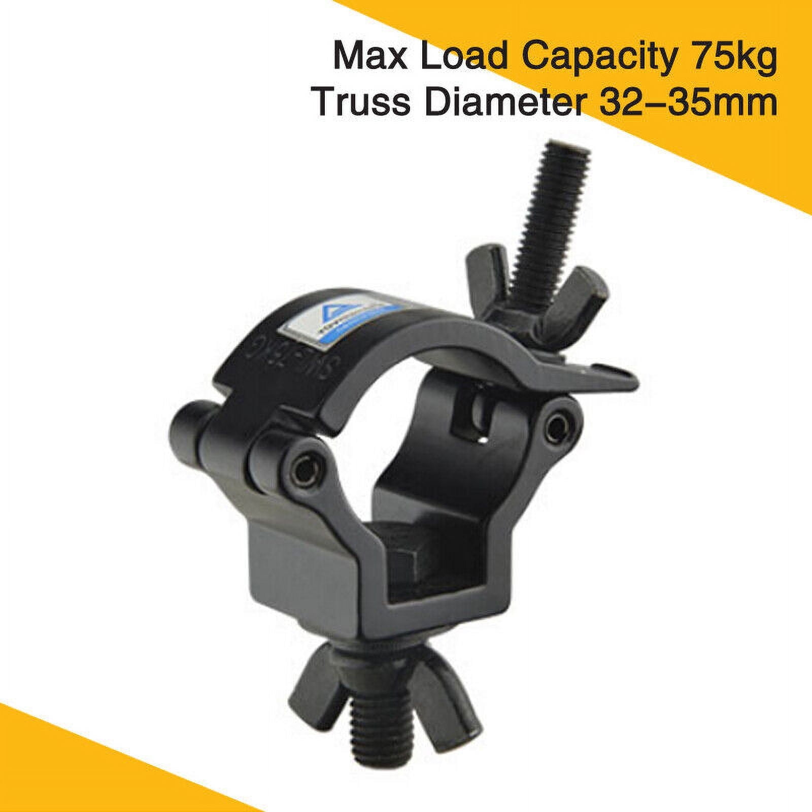 10-Pack Mini JR Truss Clamp 75KG Loading Stage Light Aluminum Clamps DJ ...