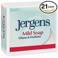 (PACK OF 21 BARS) Jergens ORIGINAL MILD Bar Soap. LUXURIOUS LATHER THAT ...
