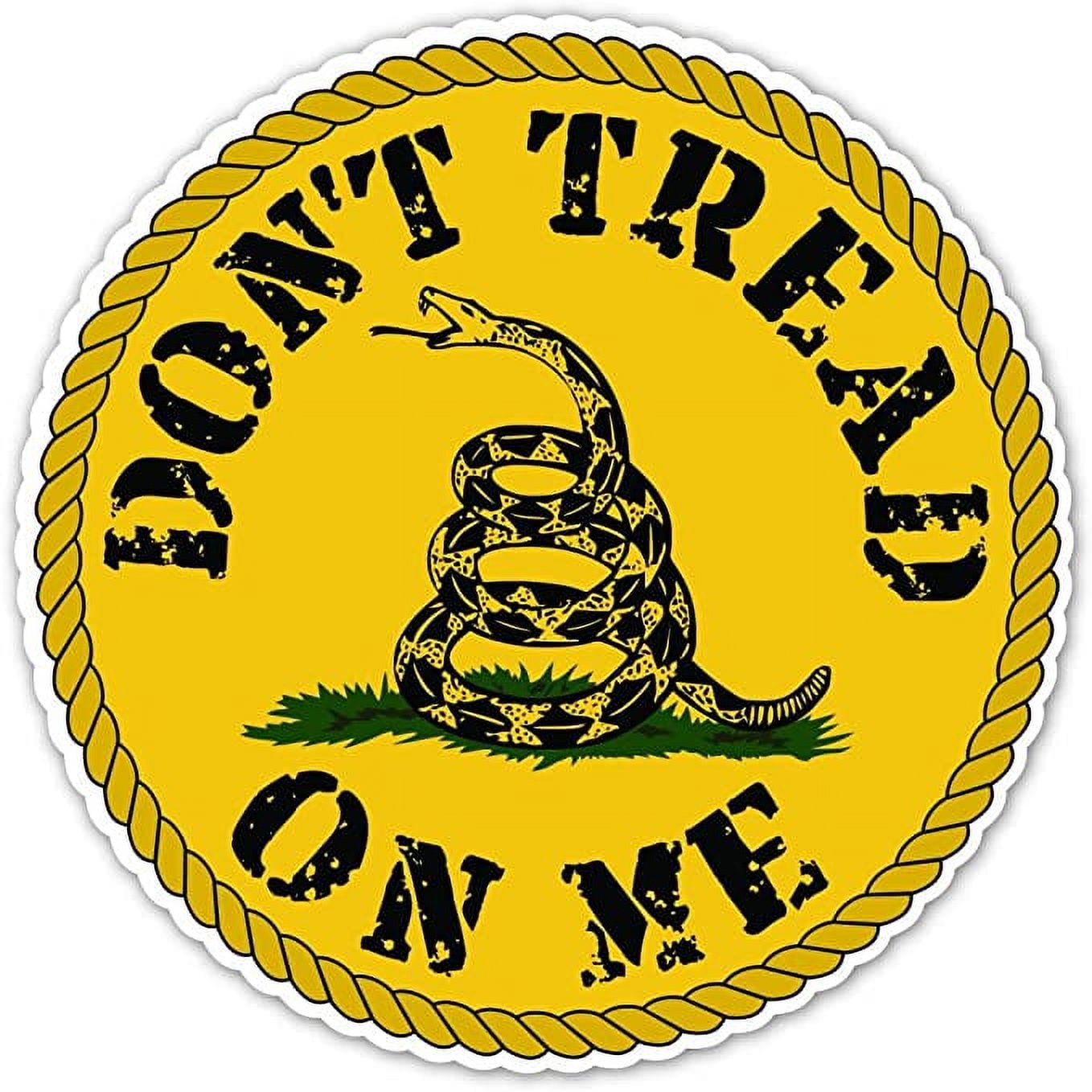 (PACK OF 10 STICKERS) Patriotic Gadsden Flag Don’t Tread on Me Cool ...