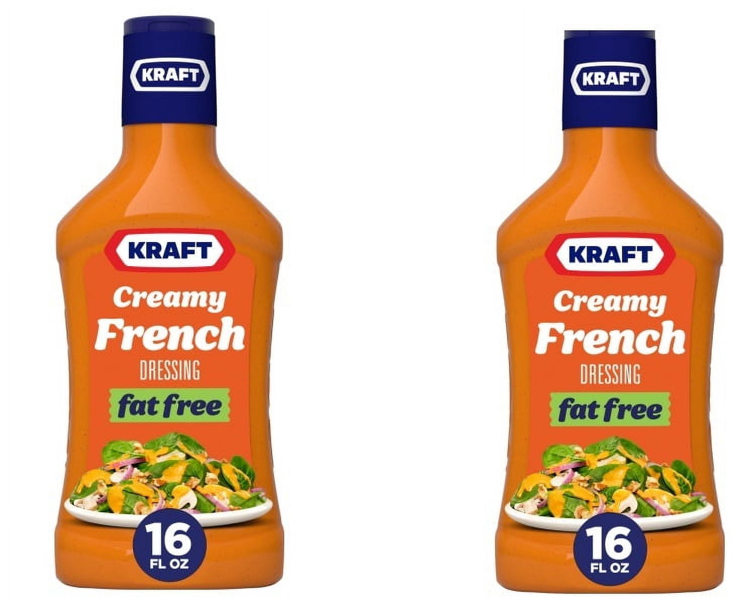Creamy French Fat Free Salad Dressing, 2-Pack, 16 oz - Walmart Business ...