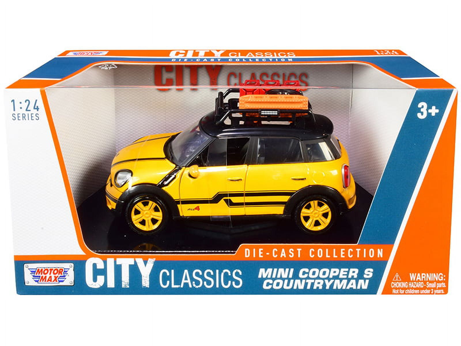 PACK OF 2 - "Mini Cooper S Countryman with Roof Rack and Accessories ...