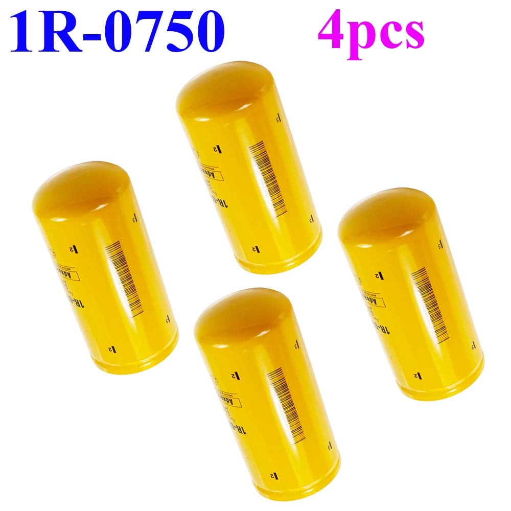 (PACK OF 4) 1R-0750 Fuel Filter For CAT Duramax Caterpillar 1R0750 ...