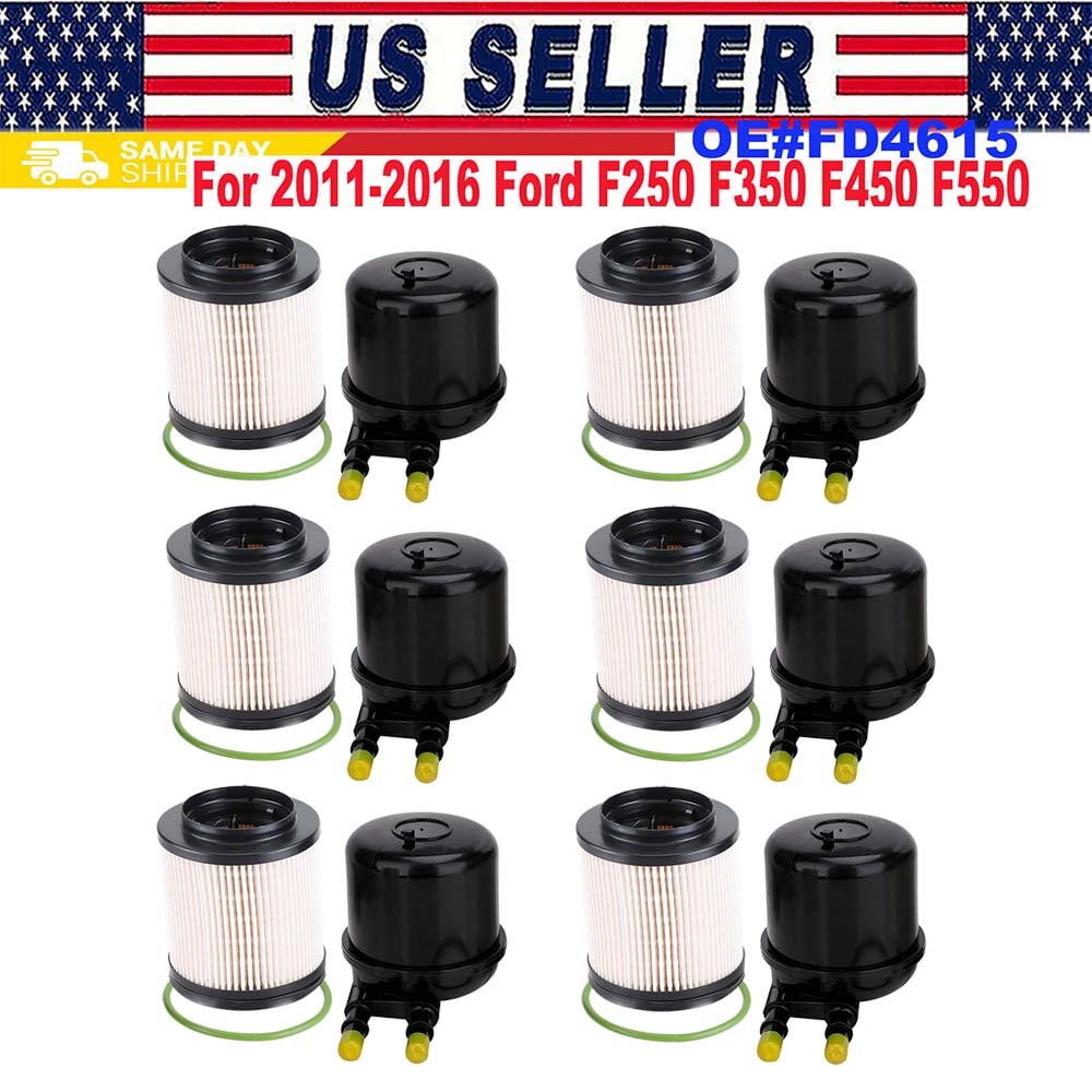 (PACK OF 6) For Ford FD-4615 Fuel Filter Fits 2011-2016 Ford Power ...