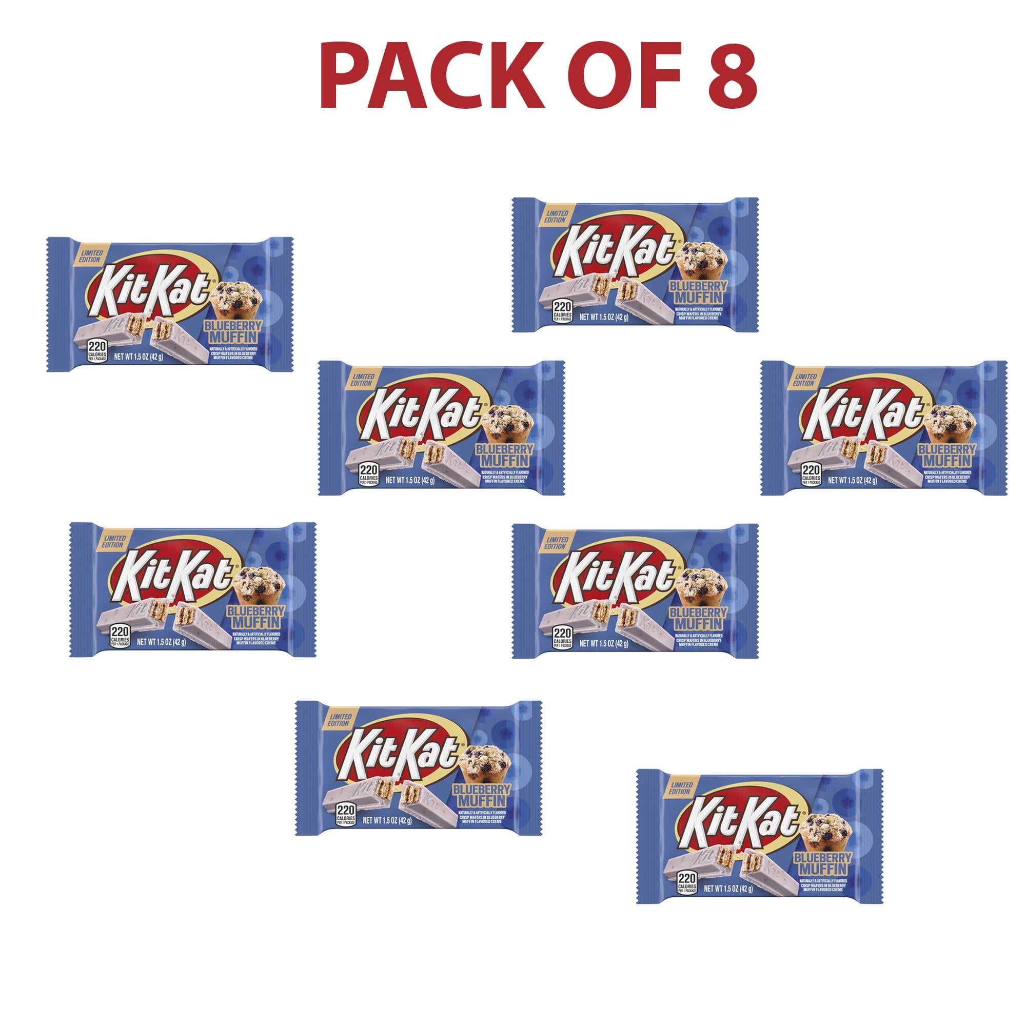 PACK OF 8 KIT-KAT BLUEBERRY MUFFIN LIMITED EDITION CANDY BAR | 1.5 OZ ...