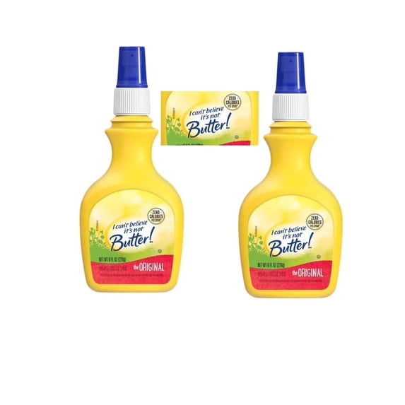 (PACK OF2)I Can’t Believe It’s Not Butter! Original Spray 8 oz Bottle ...