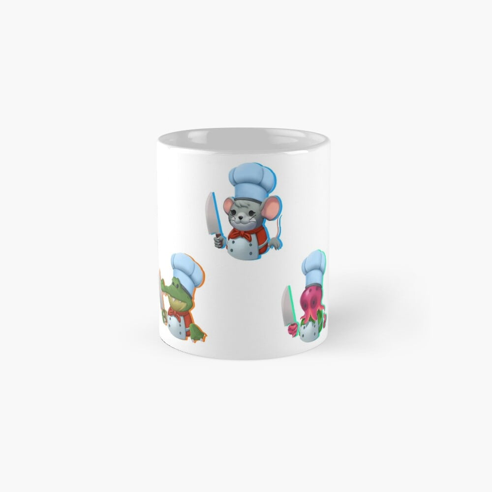 PACK - Overcooked Alligator/Mouse/Octopus Classic Mug - Walmart.com