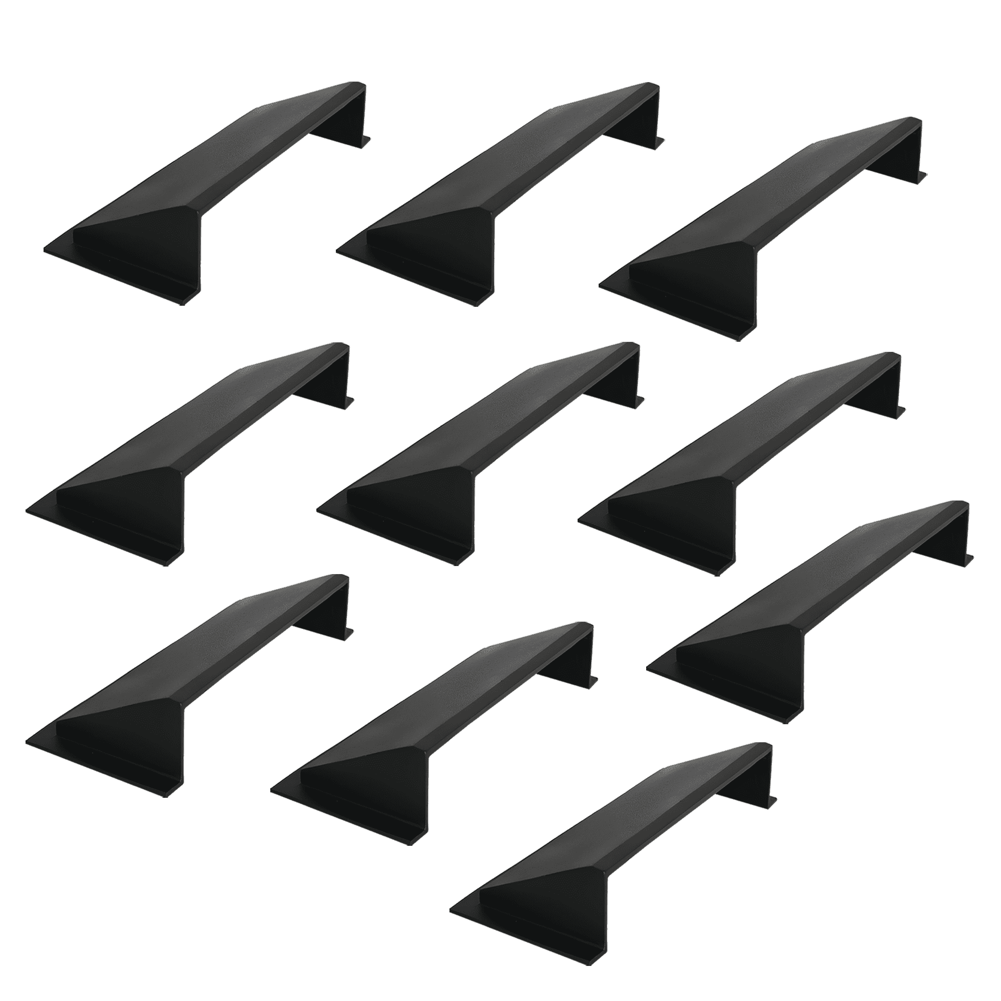 PACK of 10 Solid Metal Deflector 4"x10" Unbreakable Cast Aluminum | Air ...