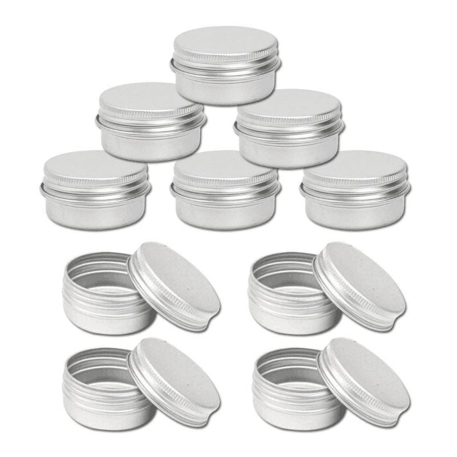 PACK of 25 - 15ml Aluminium Tin Large Make up Candle Pots Capacity ...