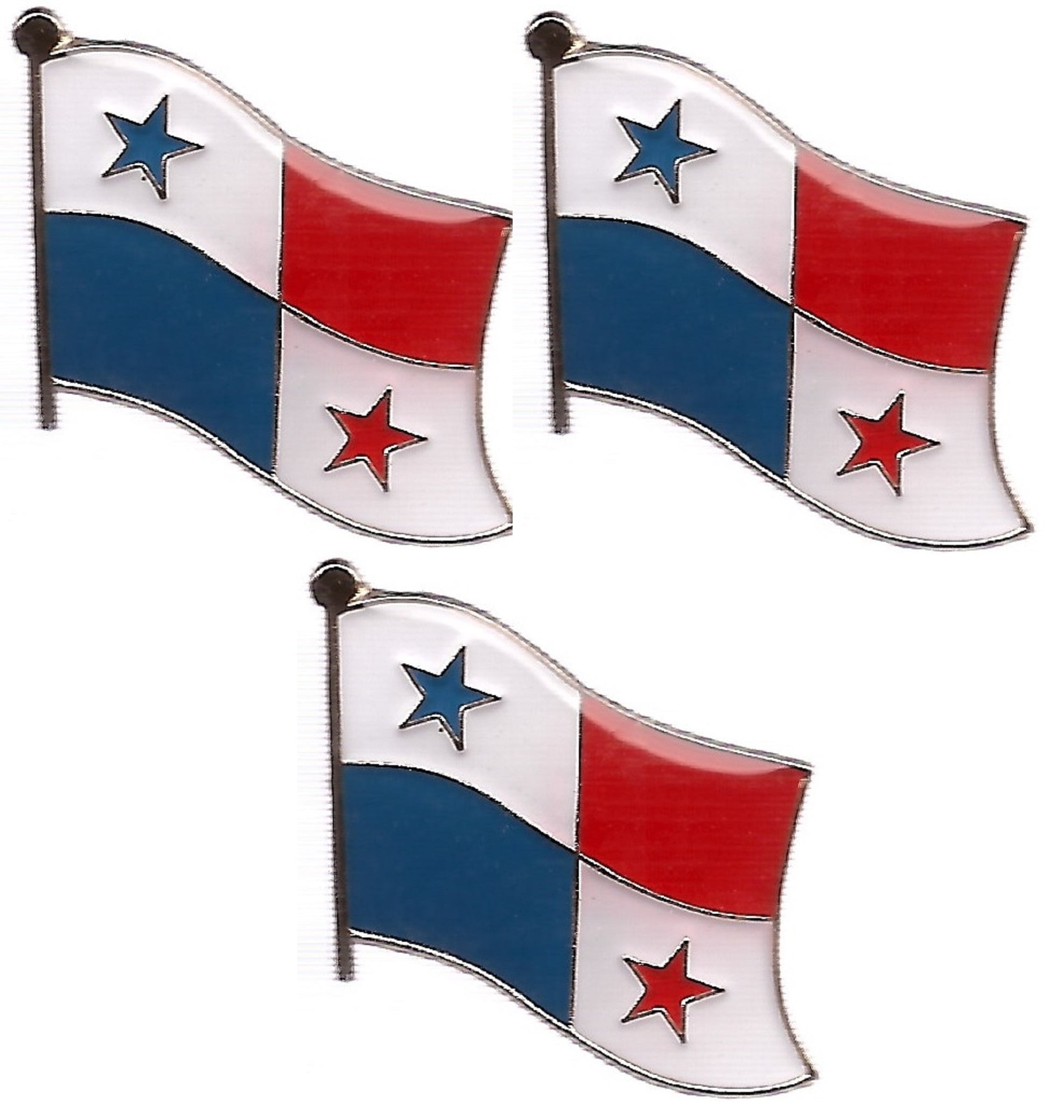 Panama Single Flag Lapel Pins, Pack of 3 - Walmart.com