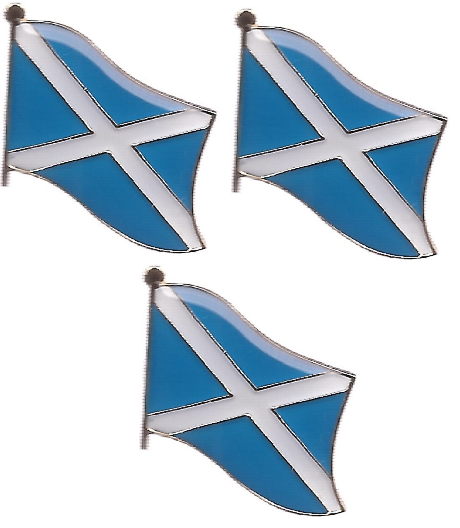 Scotland Cross Flag Lapel Pins, Pack of 3 - Walmart.com