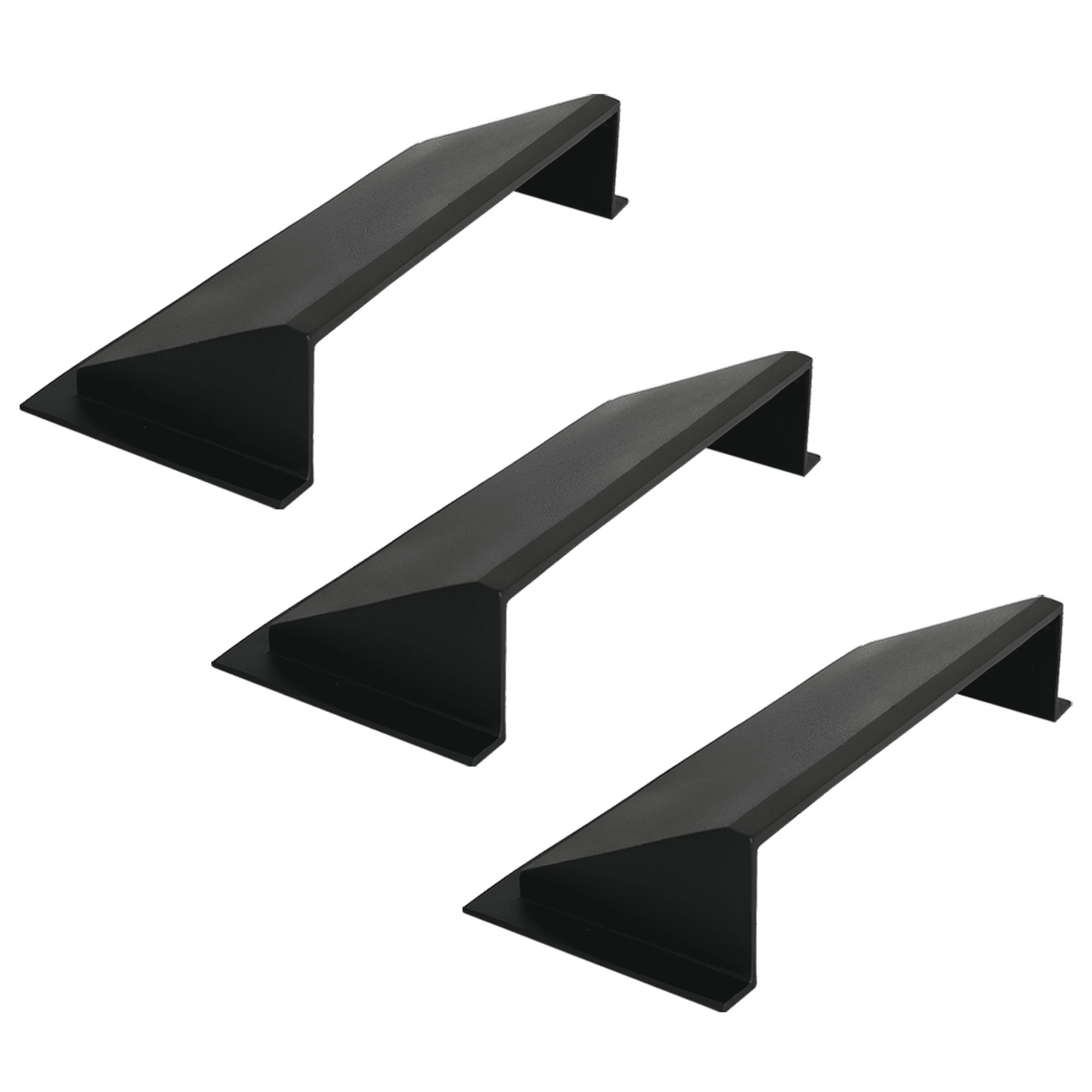 PACK of 3 Solid Metal Deflector 4"x10" Unbreakable Cast Aluminum | Air ...