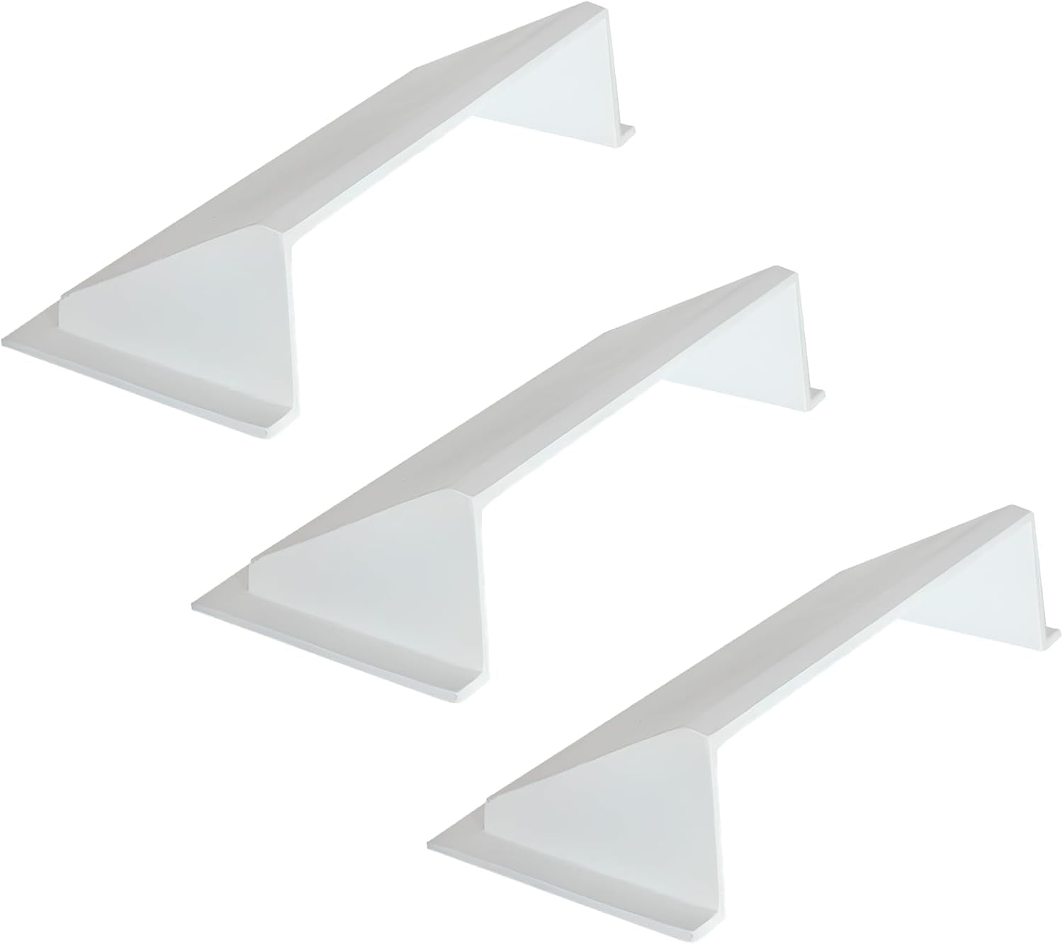 PACK of 3 Solid Metal Deflector 4"x10" Unbreakable Cast Aluminum | Air ...