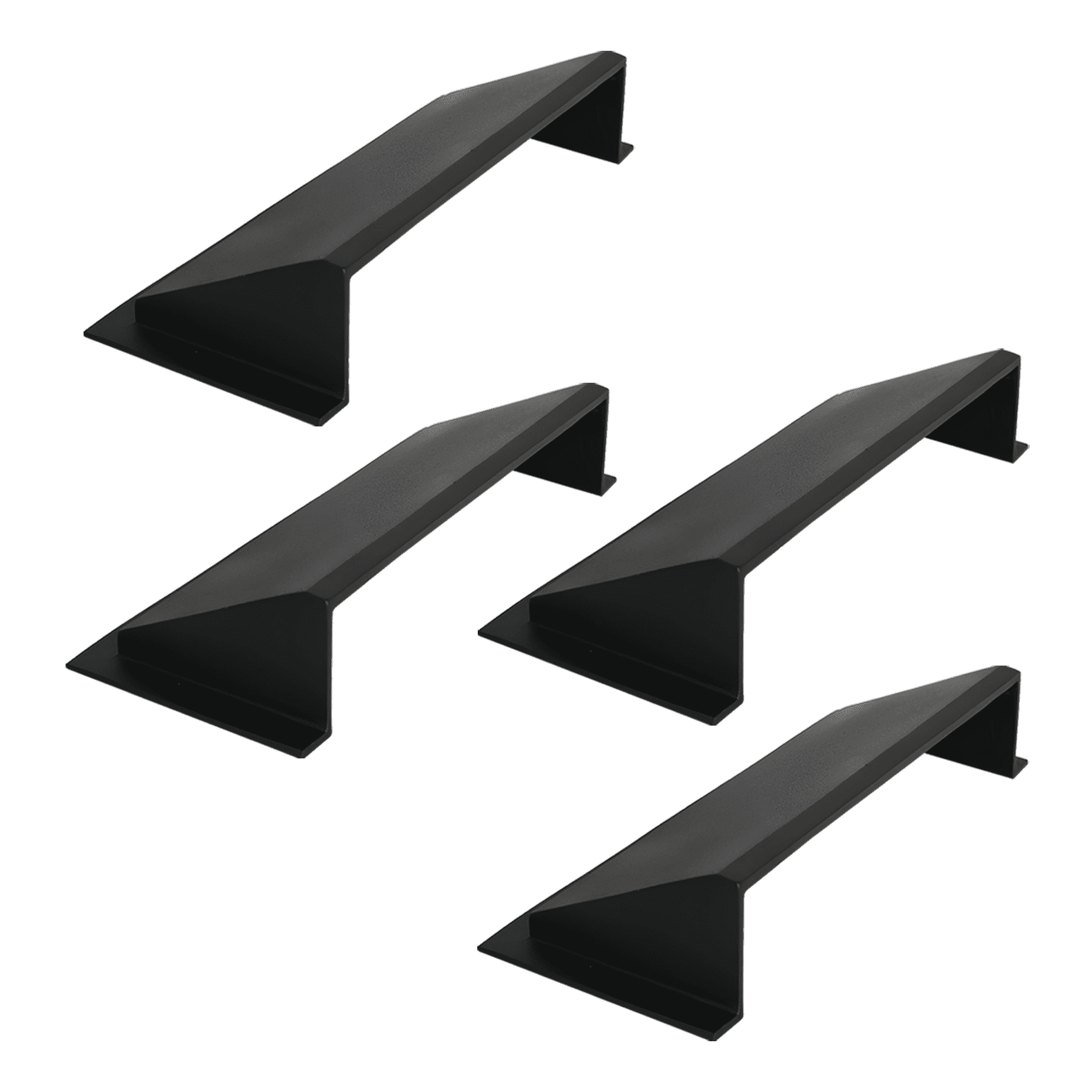 PACK of 4 Solid Metal Deflector 4"x10" Unbreakable Cast Aluminum | Air ...