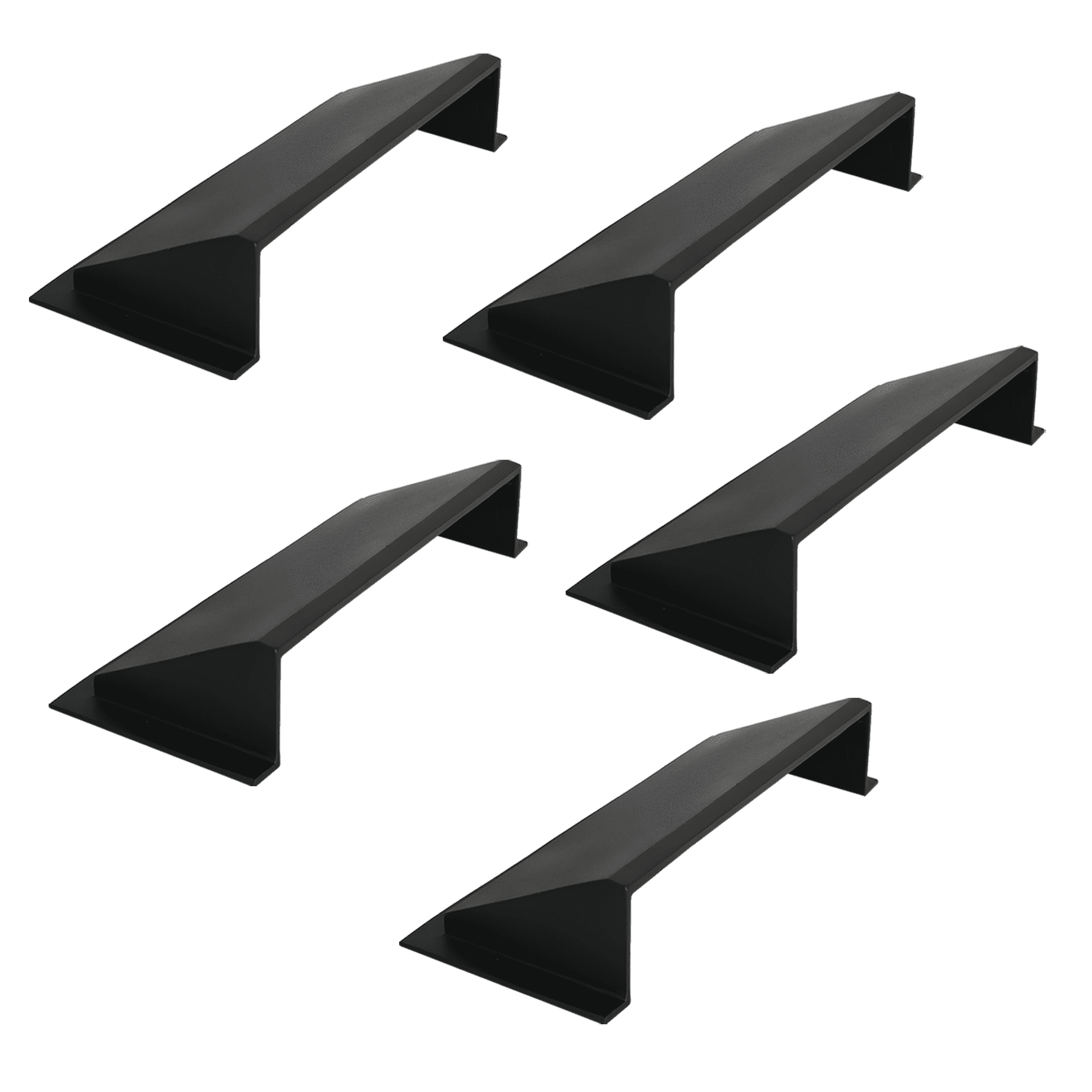 PACK of 5 Solid Metal Deflector 4"x10" Unbreakable Cast Aluminum | Air ...