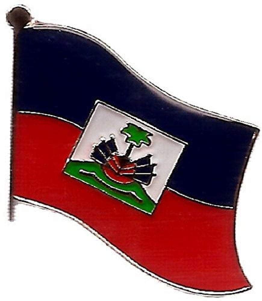 PACK of 50 Haiti Flag Lapel Pins, Haitian Pin Badge - Walmart.com