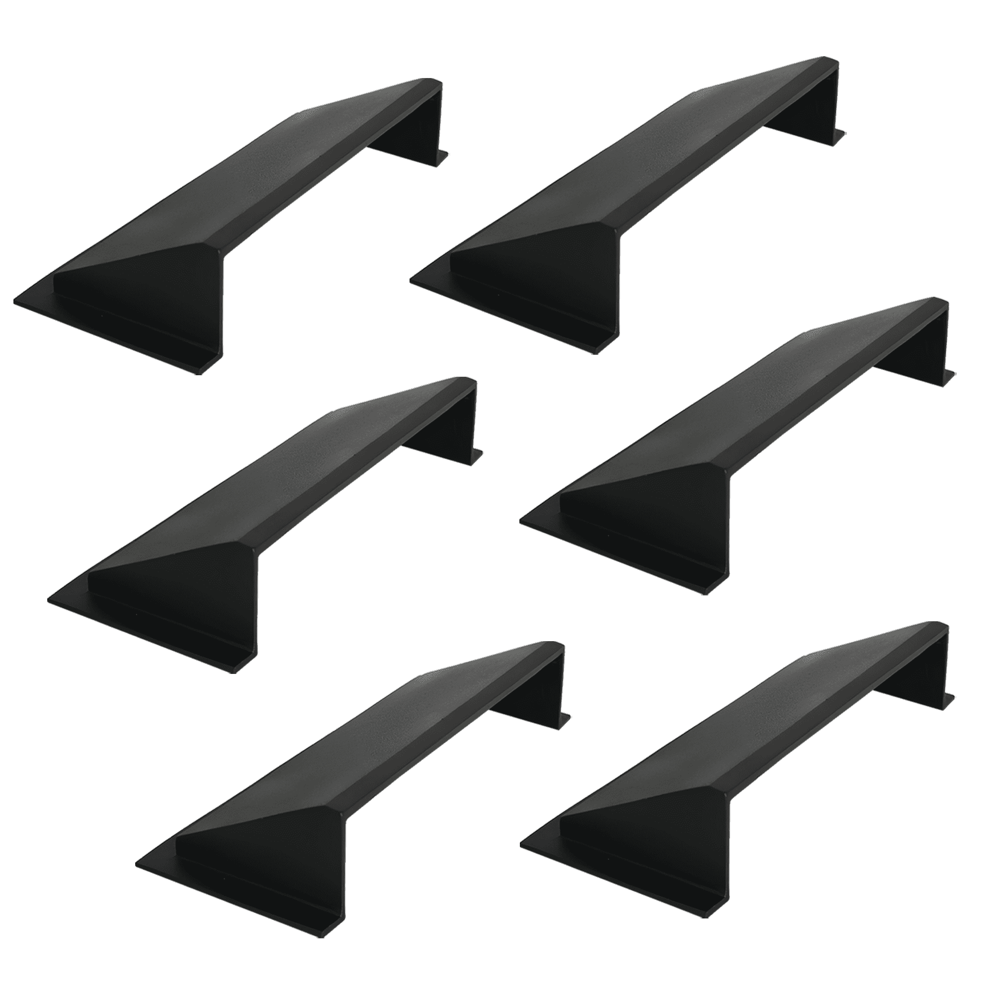 PACK of 6 Solid Metal Deflector 4"x10" Unbreakable Cast Aluminum | Air ...