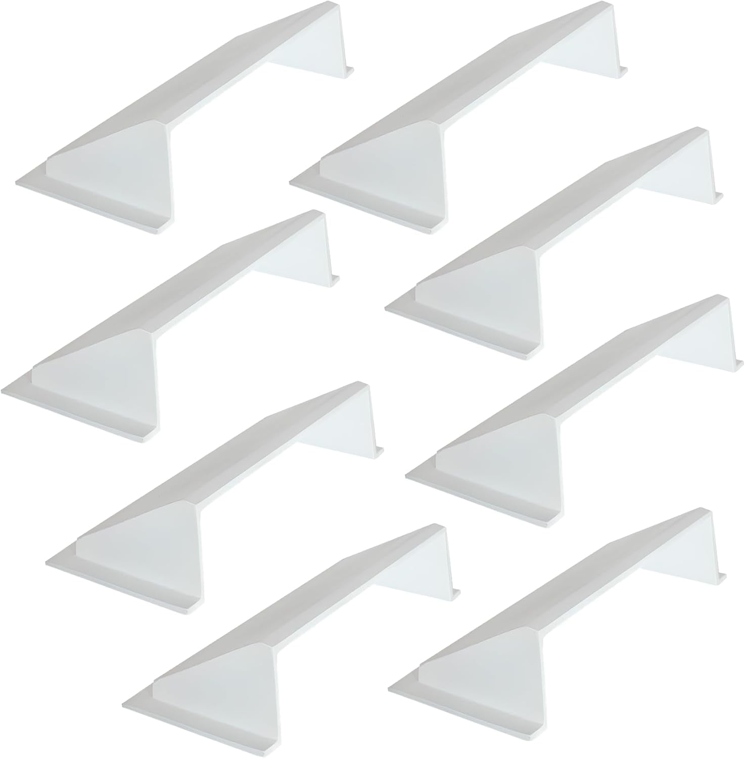 PACK of 8 Solid Metal Deflector 4"x10" Unbreakable Cast Aluminum | Air ...