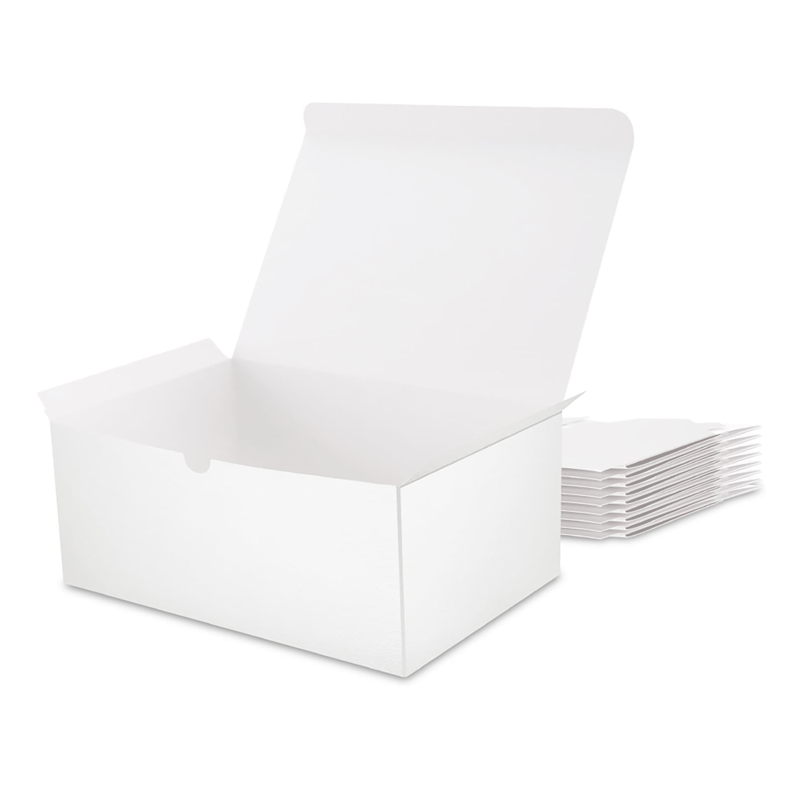 PACKHOME 10 White Gift Boxes with Lids, 9.5x6.5x4 inches, Bulk ...
