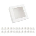 PACKHOME 25-Pack White Bakery Boxes, 8x8x4 in, Side Open, with ...