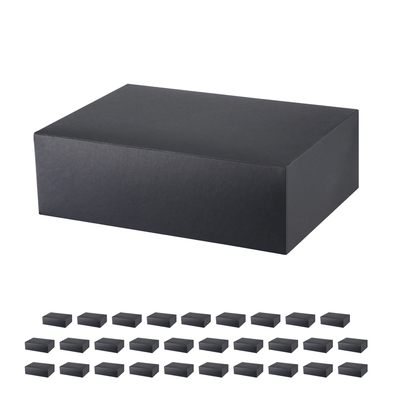 PACKHOME 30 Black Gift Boxes with Lids, 9.5x6.5x3 Inches, Bulk for ...