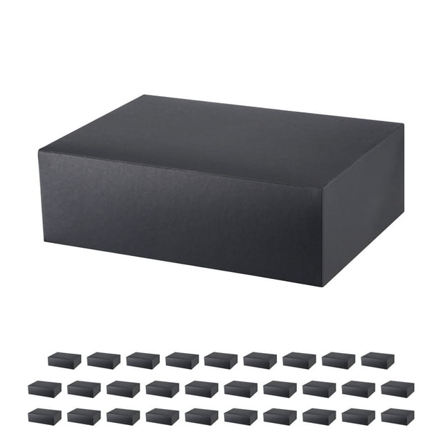 PACKHOME 30 Black Gift Boxes with Lids, 9.5x6.5x3 Inches, Bulk for ...