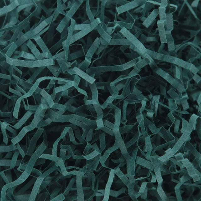 PACKHOME Green Crinkle Cut Paper Shred Filler, 0.5 lb, Decorative Gift ...