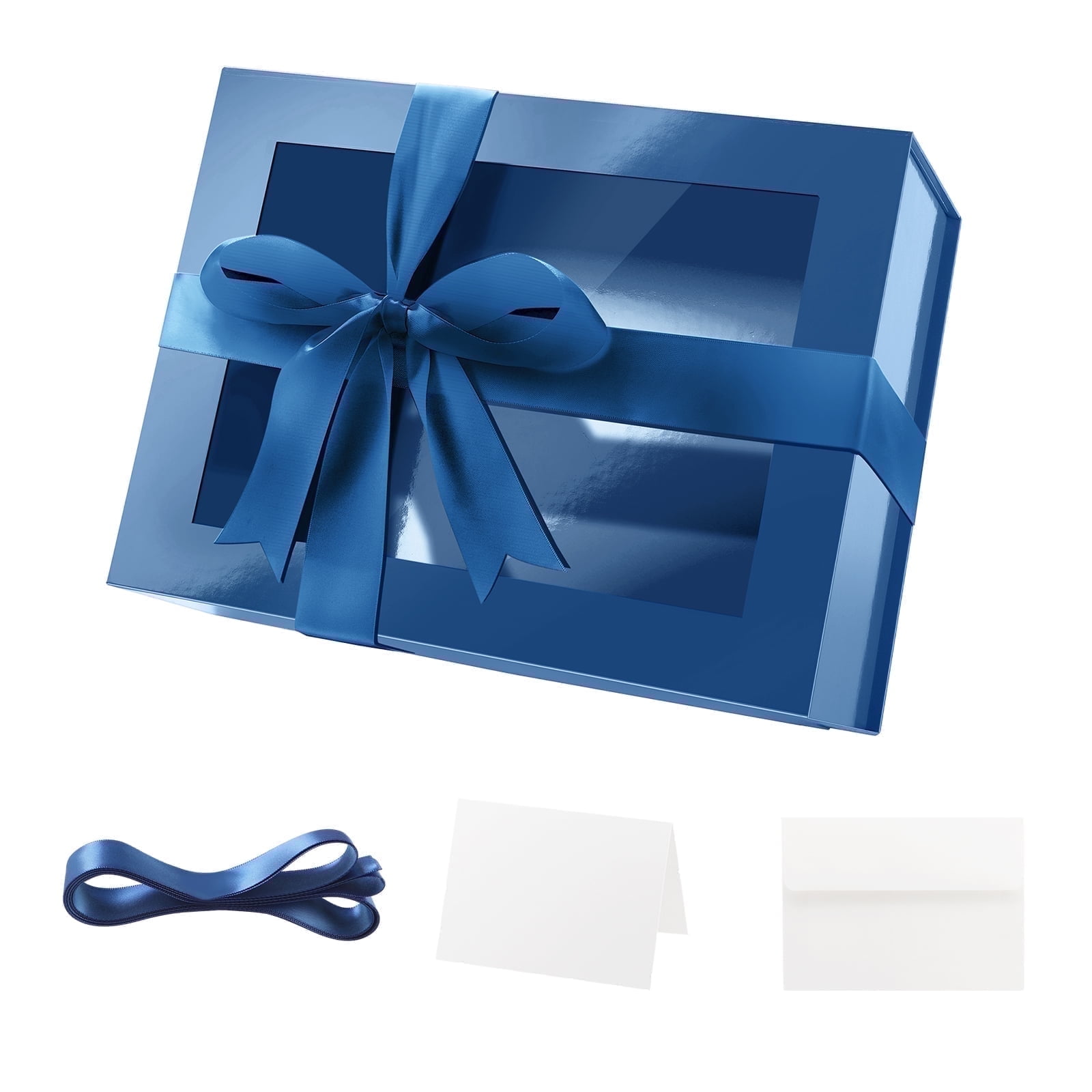 PACKHOME Easter Gift Box with Lids for Presents, 9x6.5x3.8 inches, Blue ...