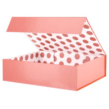 JAM Paper Open Lid Gift Box, 6x6x6, 1/Pack, White Corrugated Wave ...