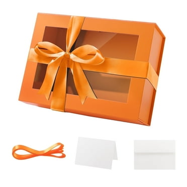 PKGSMART Blue Large Gift Box with Lid, 13x9.7x3.4 inches, Sturdy Shirt ...