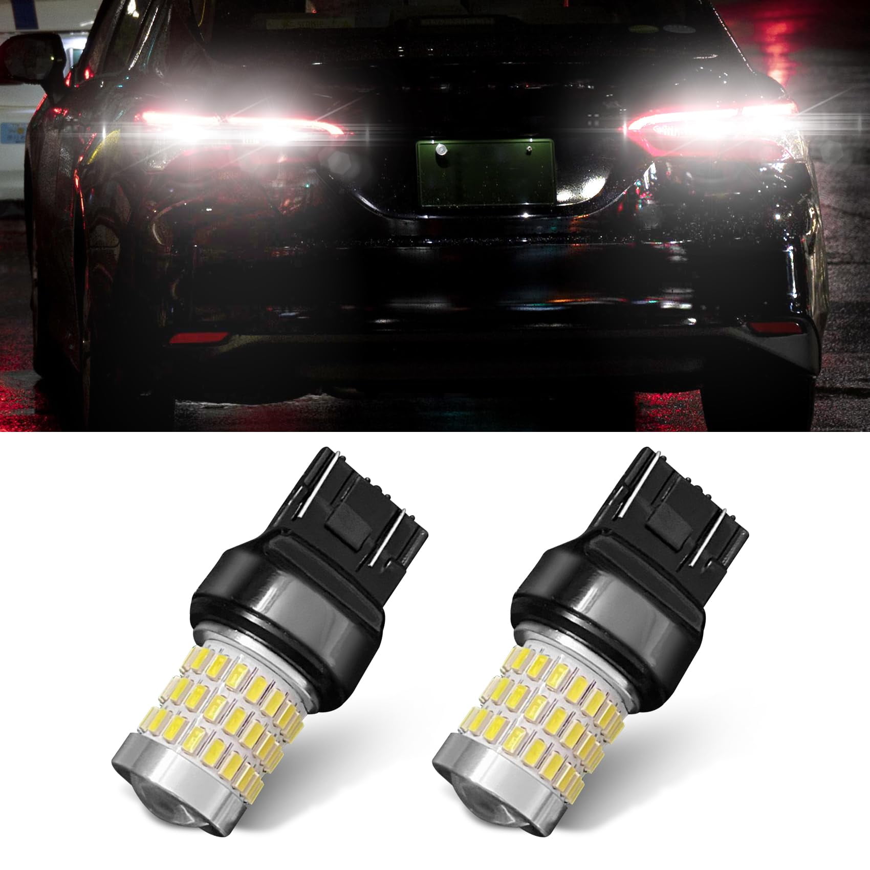 PACLVIO 7443 7440 LED RRF12 Bulb for Reverse 2024 Upgraded Super Bright ...