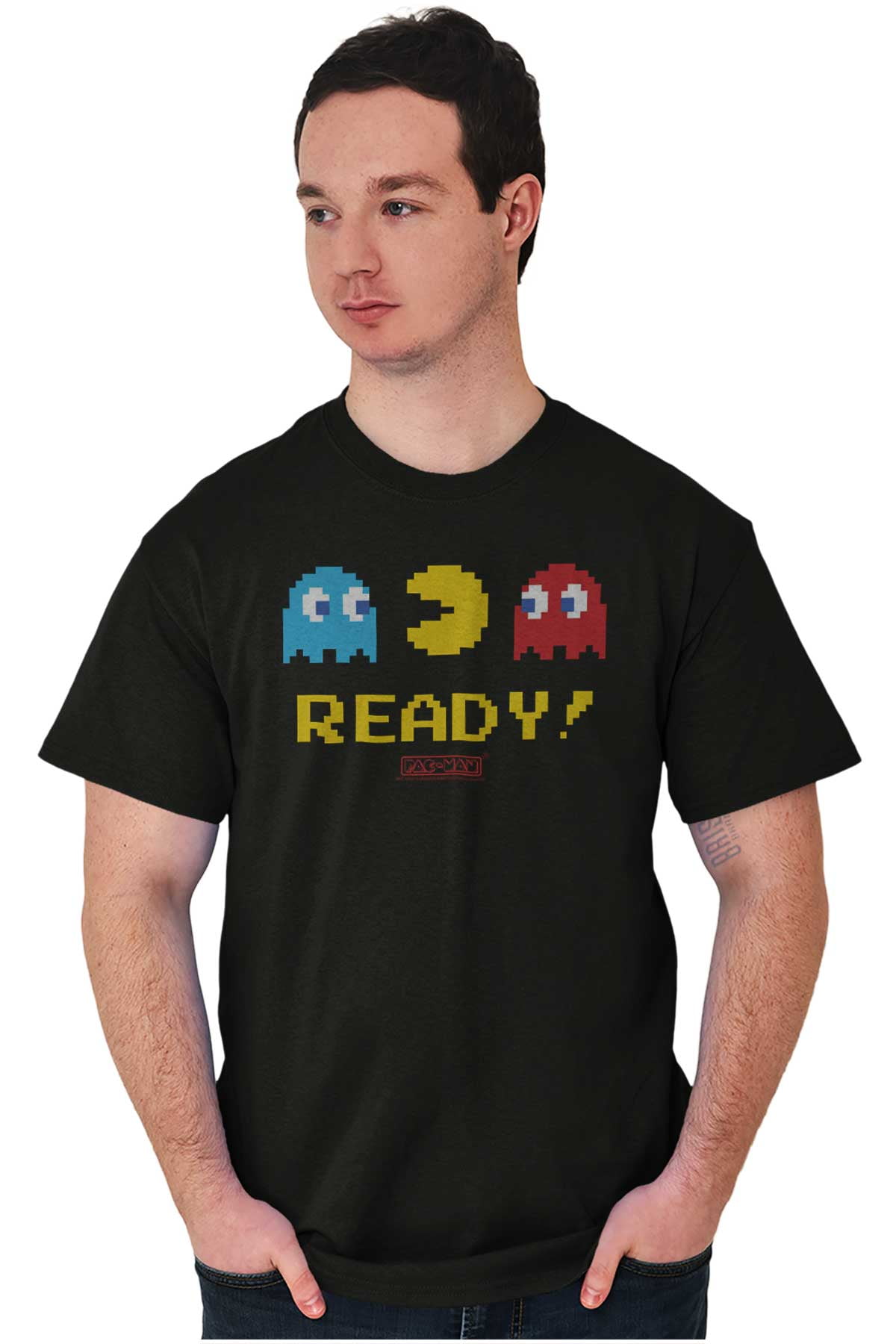 PACMAN 1980s Vintage Video Game Unisex Plus Size Graphic Tee Brisco ...
