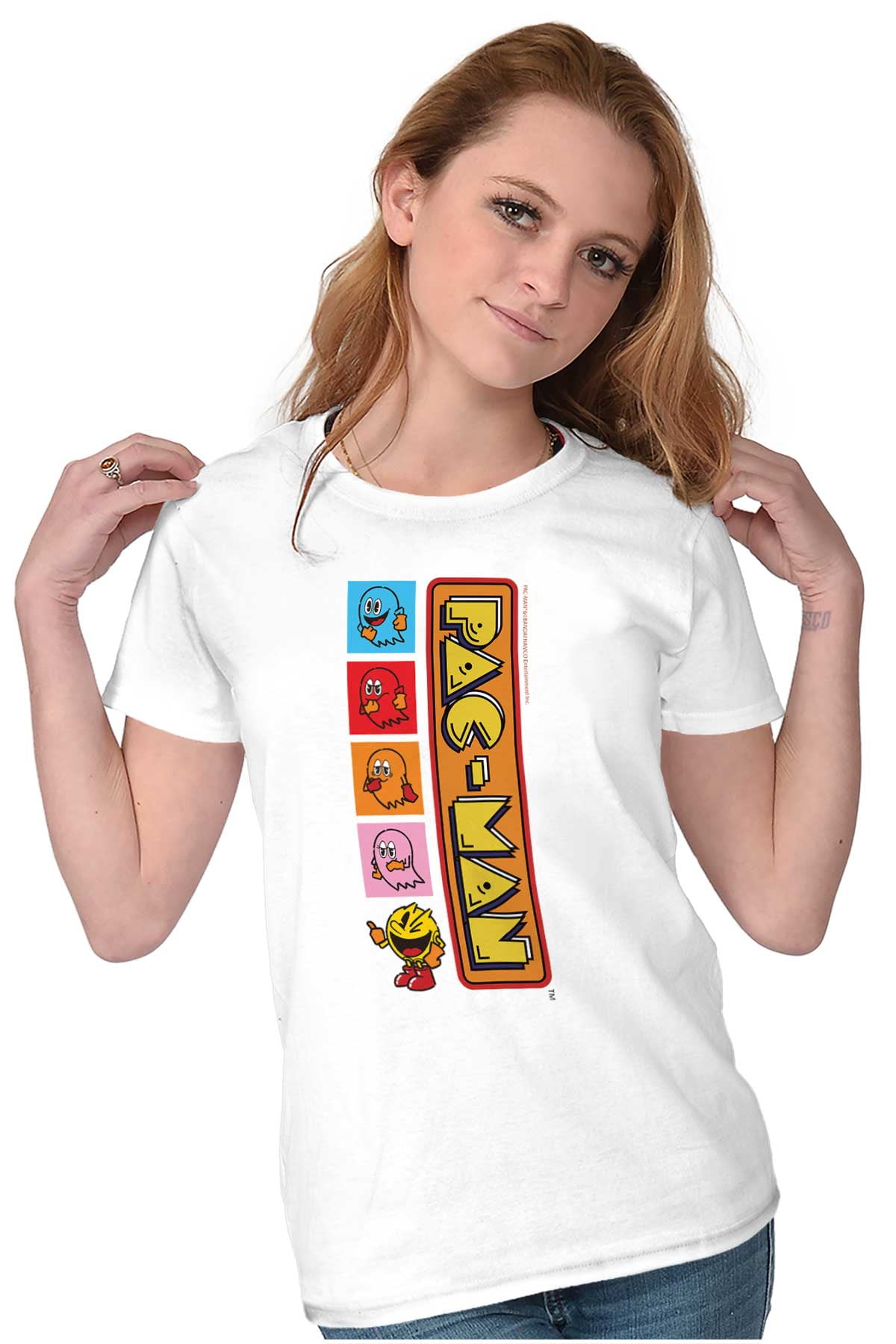 PACMAN Arcade Game Ghost Friends Women's Plus Size Shirt Brisco Brands ...