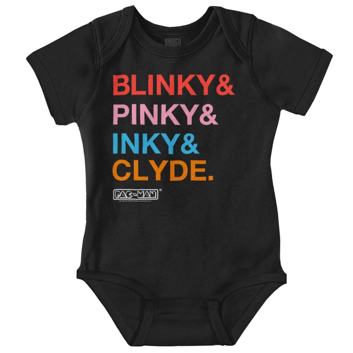 PACMAN Ghosts Blinky Pinky Inky Clyde Romper Boys or Girls Infant Baby ...