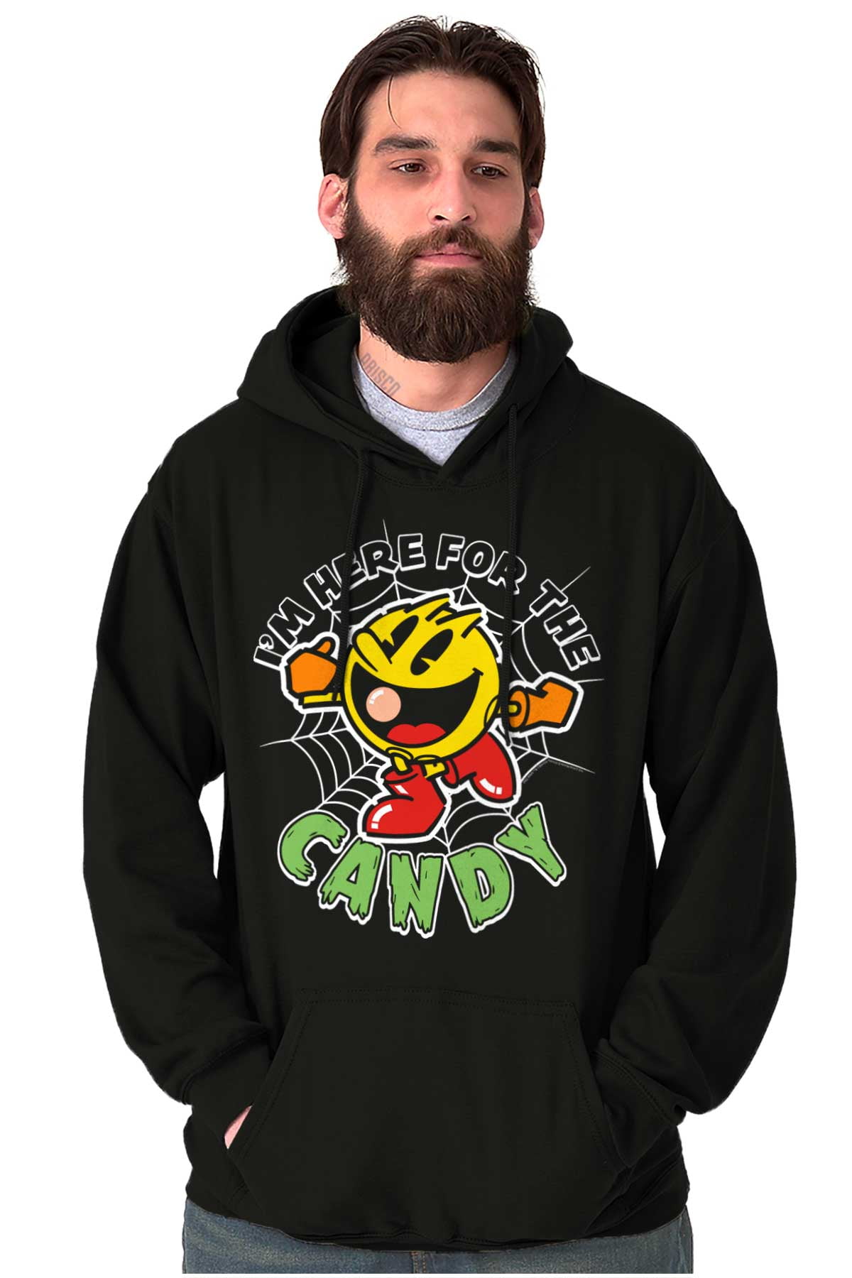 PACMAN Halloween Here For the Candy Unisex Plus Size Hoodie Brisco ...